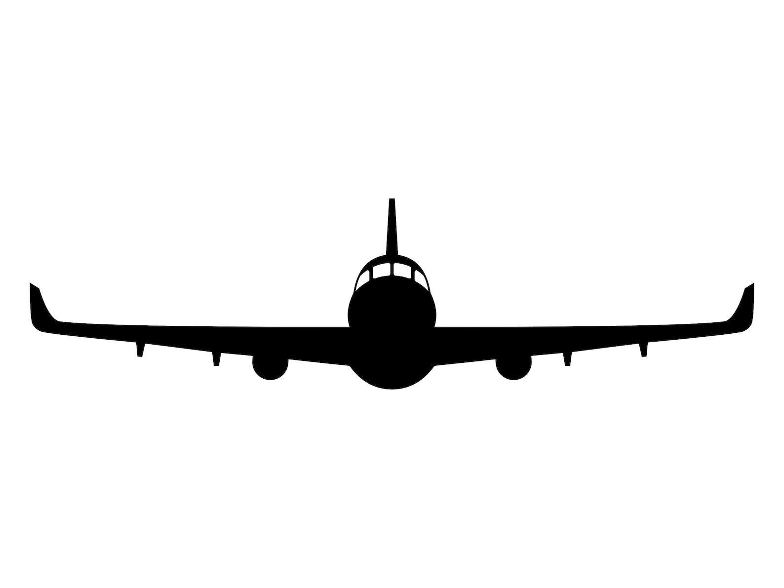 Airplane SVG, Flying Plane Silhouette, Aeroplane Clipart, Airplane Cut ...
