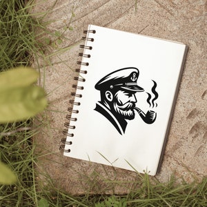 Sea Captain SVG - Sailor Skipper Fisherman Ship Captain Silhouette Clip ...
