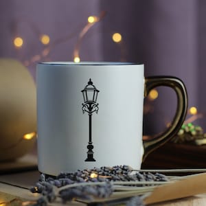 Lamp Post SVG - Vintage Victorian Street Lamp Park Light Printable Clip ...