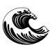 Ocean Wave SVG - Deep Sea Ocean Tsunami Tidal Wave Nature Silhouette ...