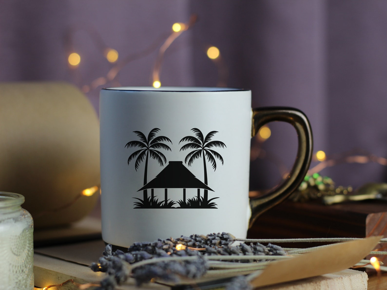 Tropical Cabana SVG Island Beach Shelter Thatch Hut Silhouette Clip Art ...