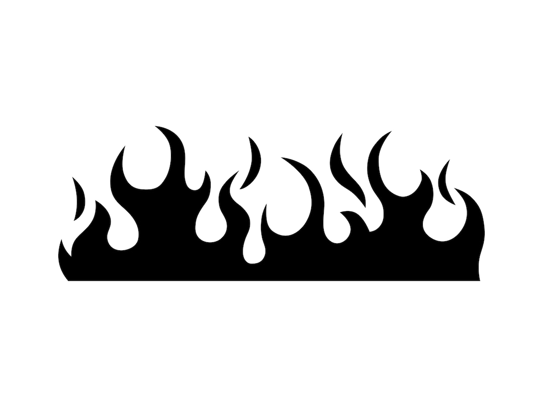 Flames SVG - Fire Burning Flames Inferno Wildfire Blaze Silhouette Clip ...