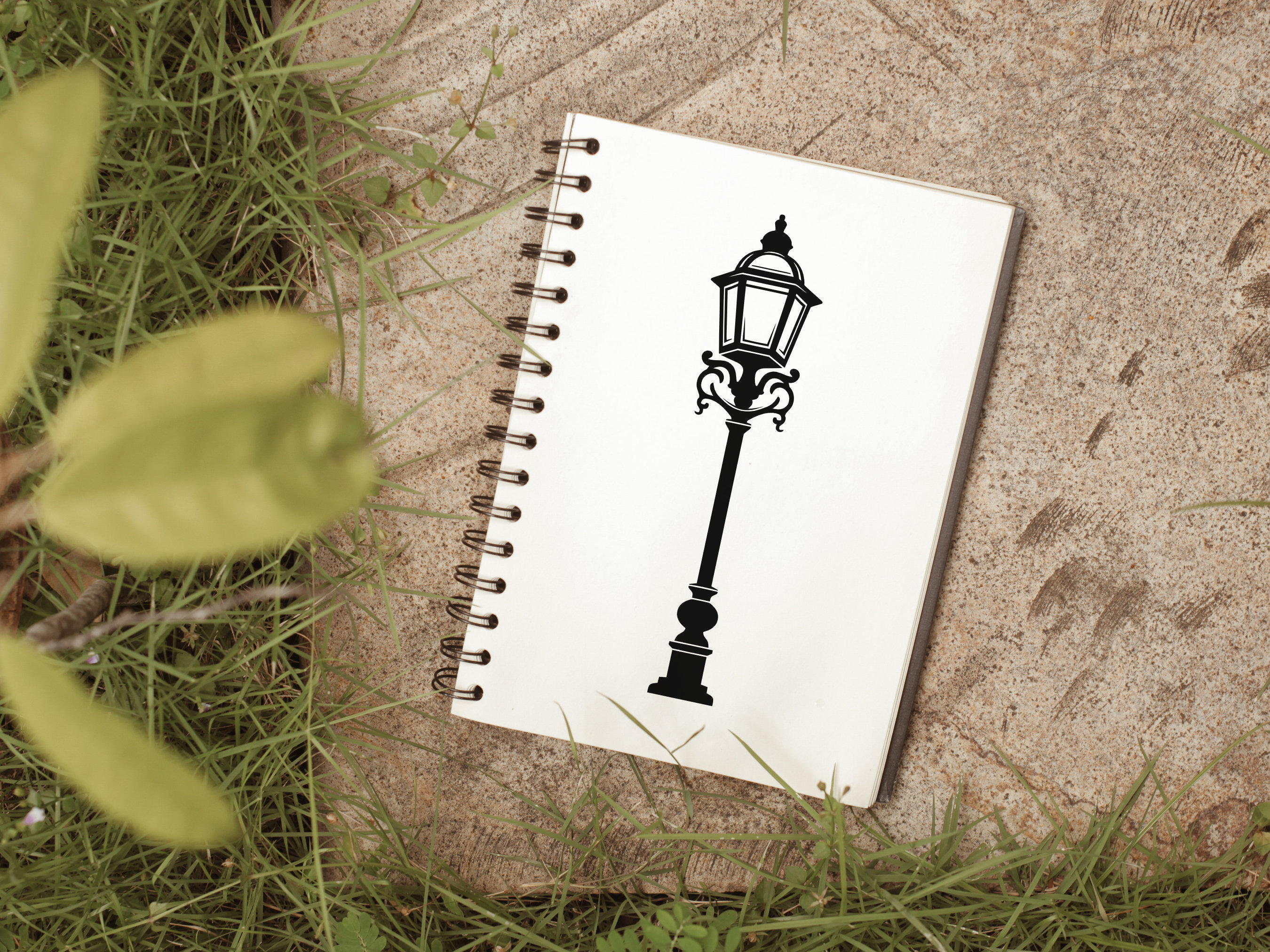 Lamp Post SVG Vintage Victorian Street Lamp Park Light - Etsy