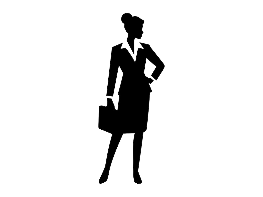 Business Woman SVG - Professional Corporate Office Lady Printable Clip ...