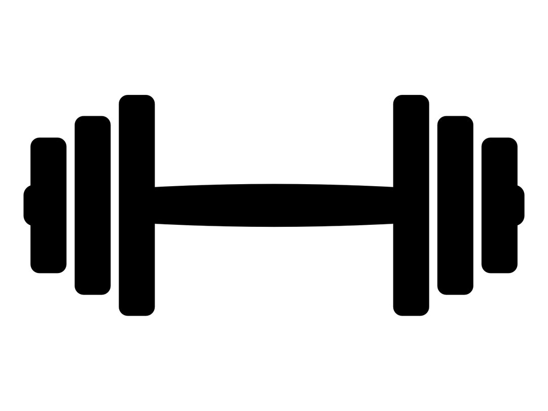Dumbbell SVG, Dumbbell Silhouette, Weight Lifting Clipart, Dumbbell Cut ...