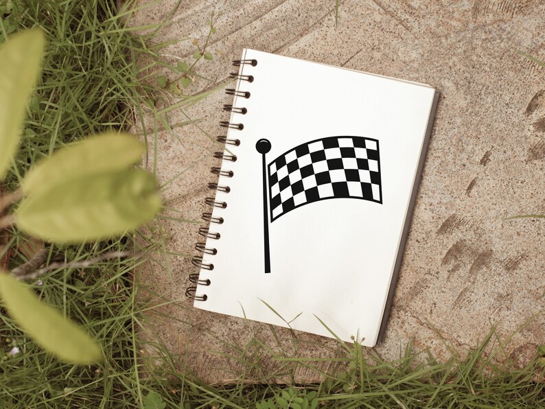 Checkered Flag SVG Race Finish Line Chequered Flag Printable - Etsy