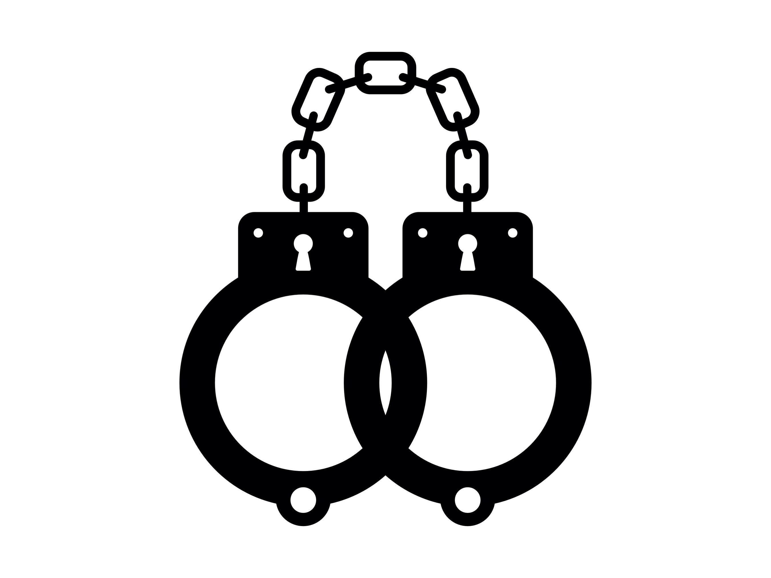 Handcuffs SVG Prisoner Restraint Shackles Police Cuffs - Etsy