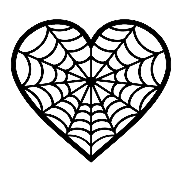 Heart Spider Web - Etsy