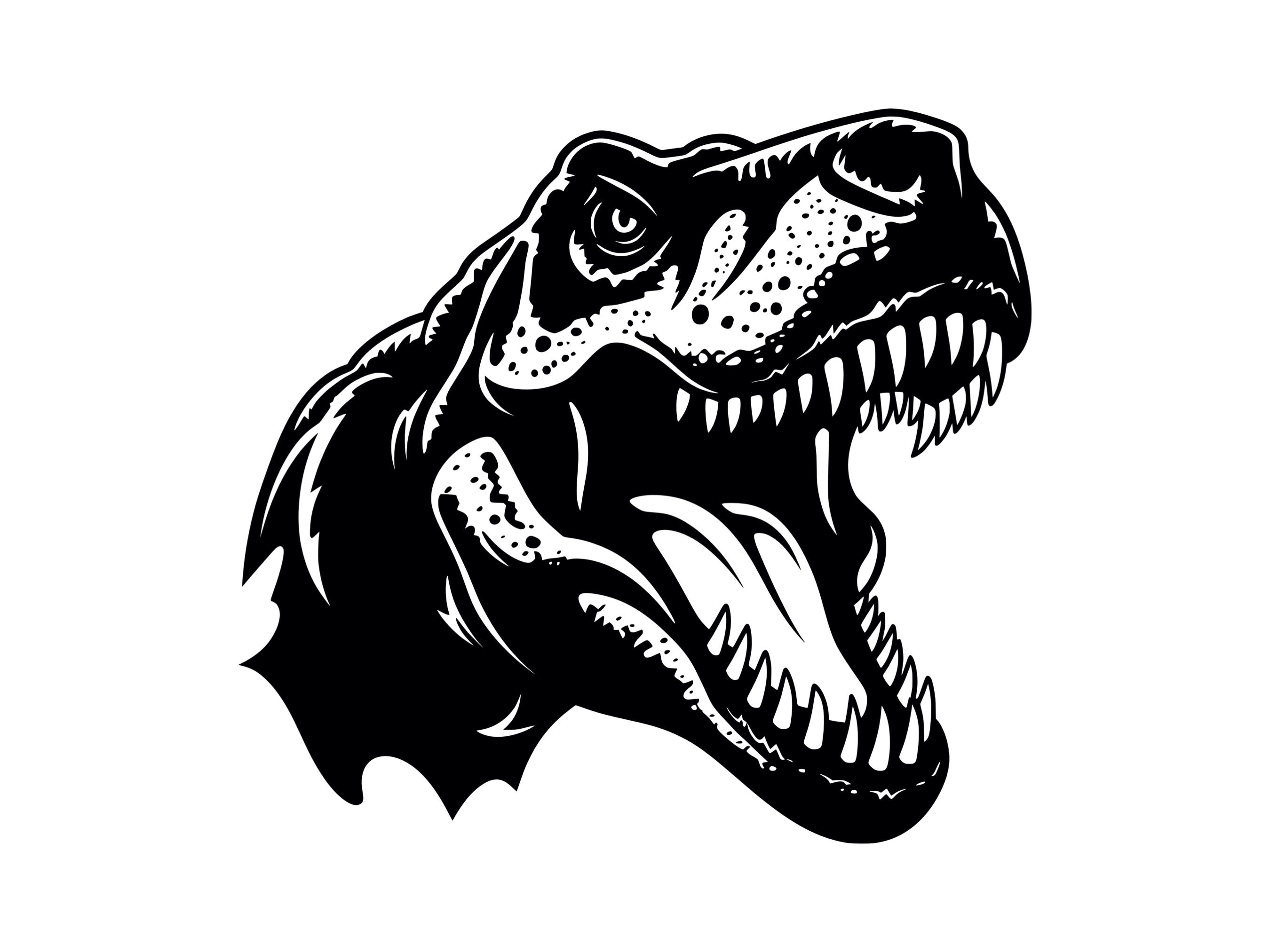 T Rex Dinosaur Head Template