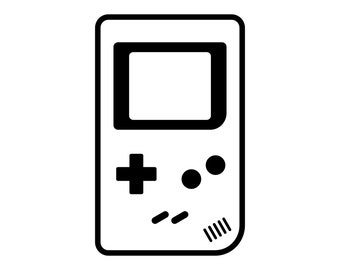 Gameboy Outline Svg - Etsy Hong Kong