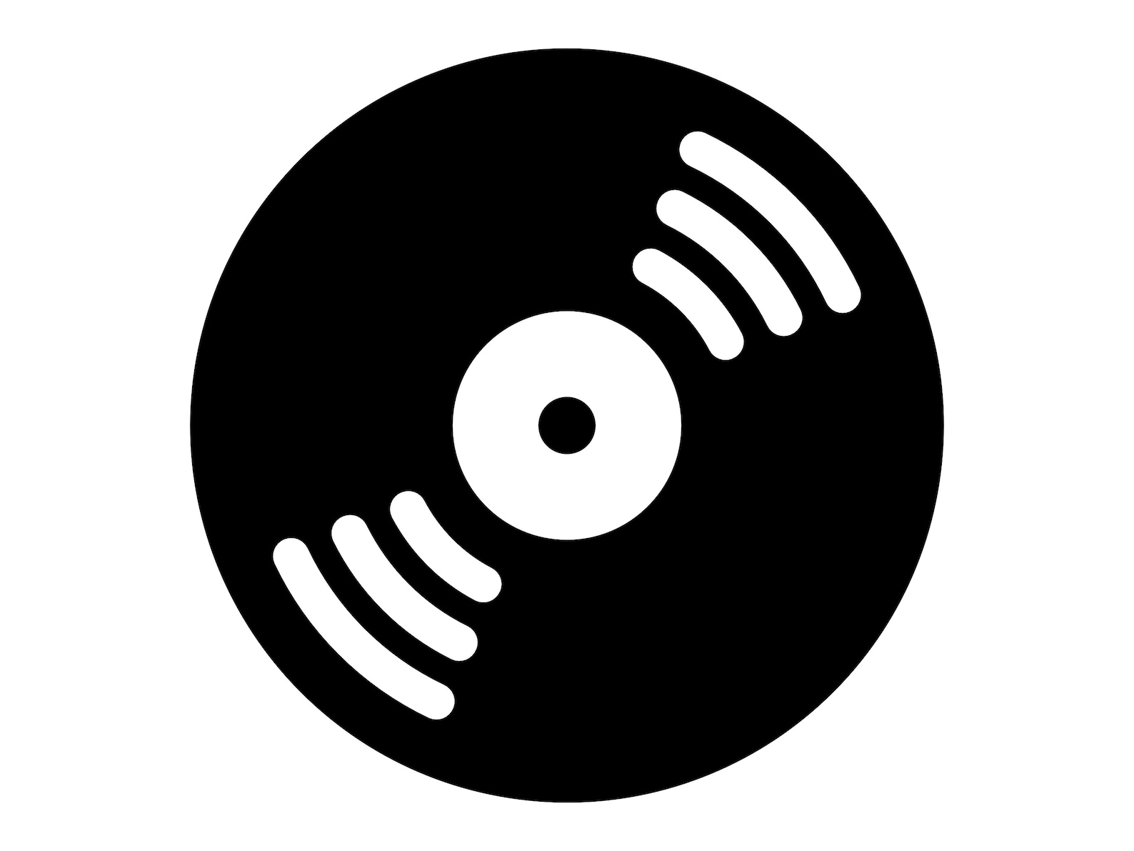 Record SVG, Vinyl Record Silhouette, Phonograph Record Clipart, Vinyl ...