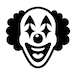 Laughing Clown SVG - Sideshow Clown Carnival Clown Head Printable Clip ...