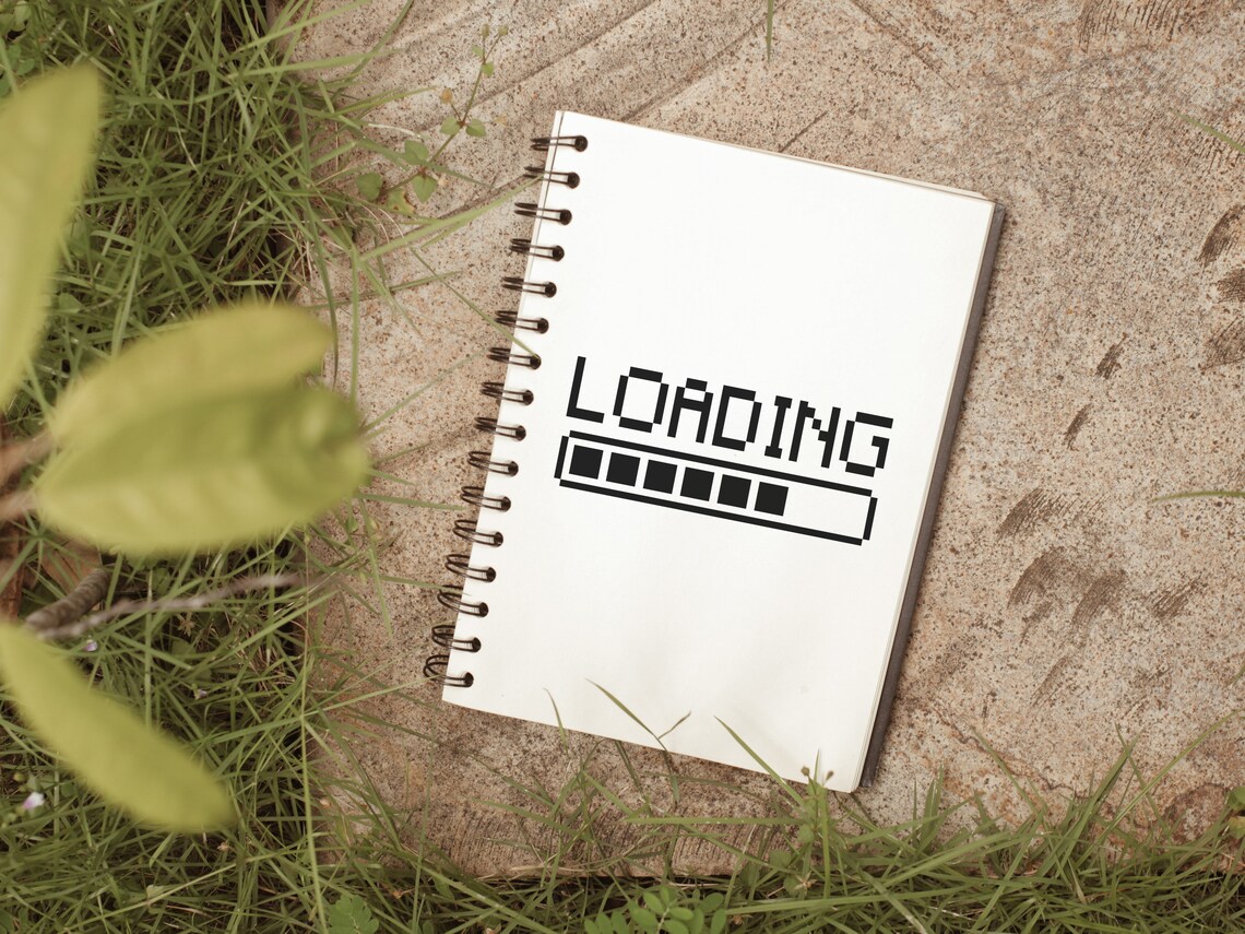 Loading Bar SVG - Retro Pixel Loading Icon 8 Bit Video Game Progress ...