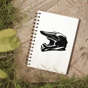 Full Face Helmet SVG - Motocross Dirt Bike Helmet Silhouette Clipart ...