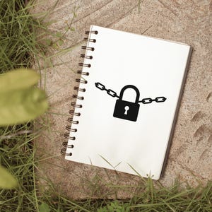 Chain Lock SVG - Padlock Security Protection Chain Link Printable Clip ...