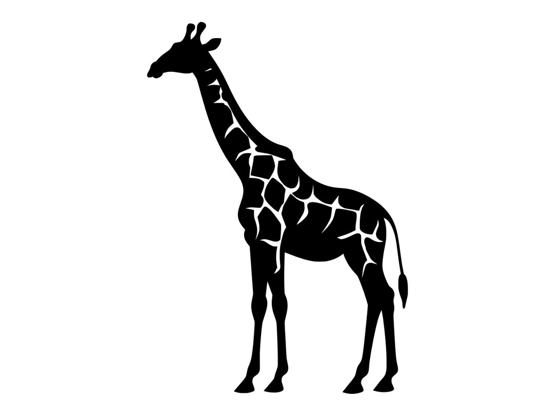 Giraffe SVG - African Safari Animal Giraffe Silhouette Clip Art Cut ...