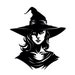 Witch SVG - Halloween Witch Gothic Dark Fantasy Woman Silhouette ...