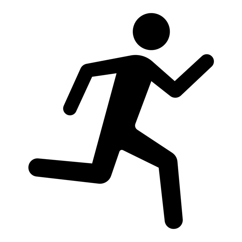 Running Decal - Etsy