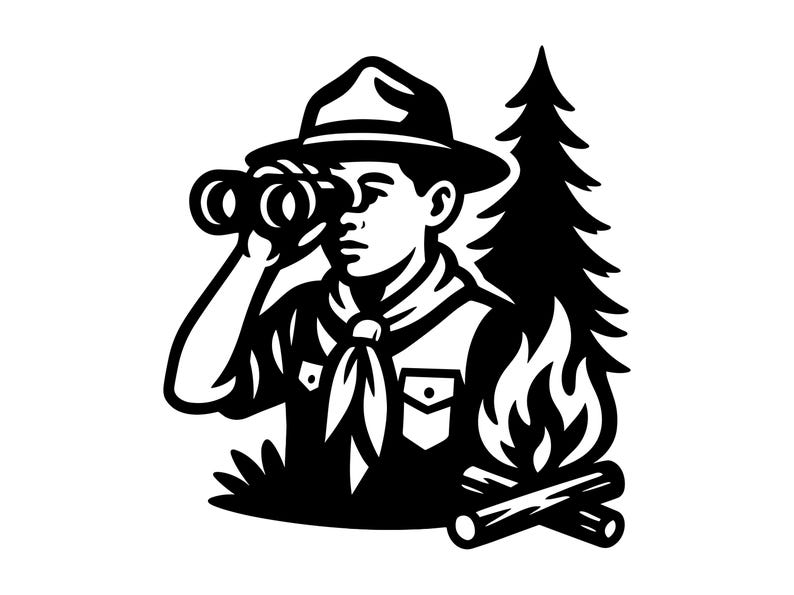 Boy Scout SVG - Camping Hiking Adventure Forest Campfire Nature ...