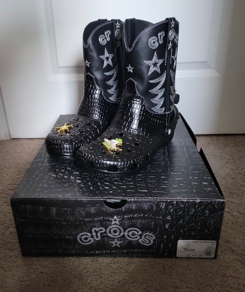 Croots Crocs Cowboy Boots - Etsy UK
