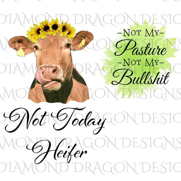 Not My Pasture Not My Bullshit Svg - Etsy