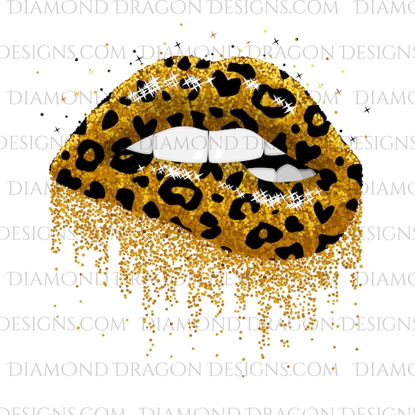 Gold Glitter Lips - Etsy