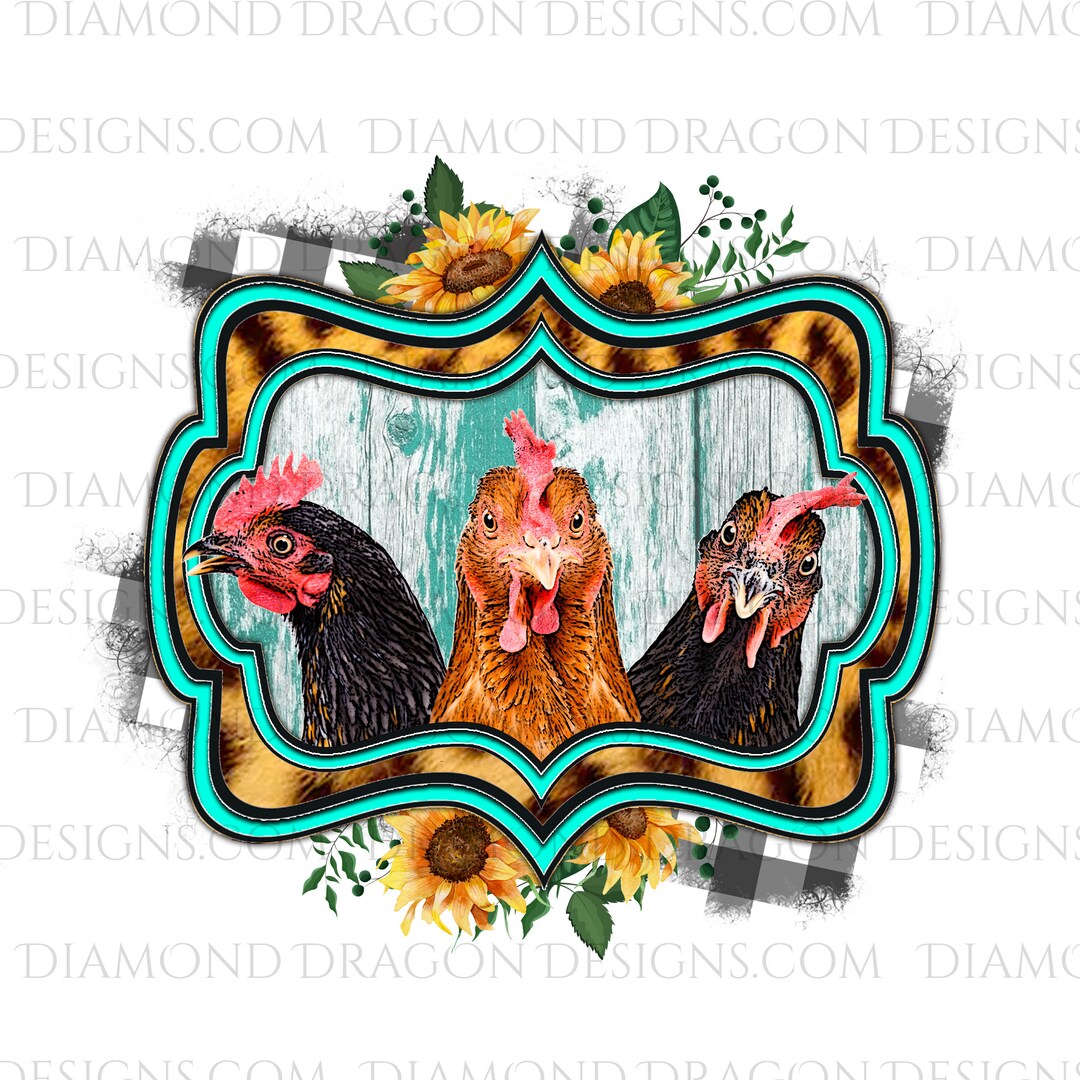 Chicken Sublimation PNG, Chicken Country Sublimation Design, Western ...