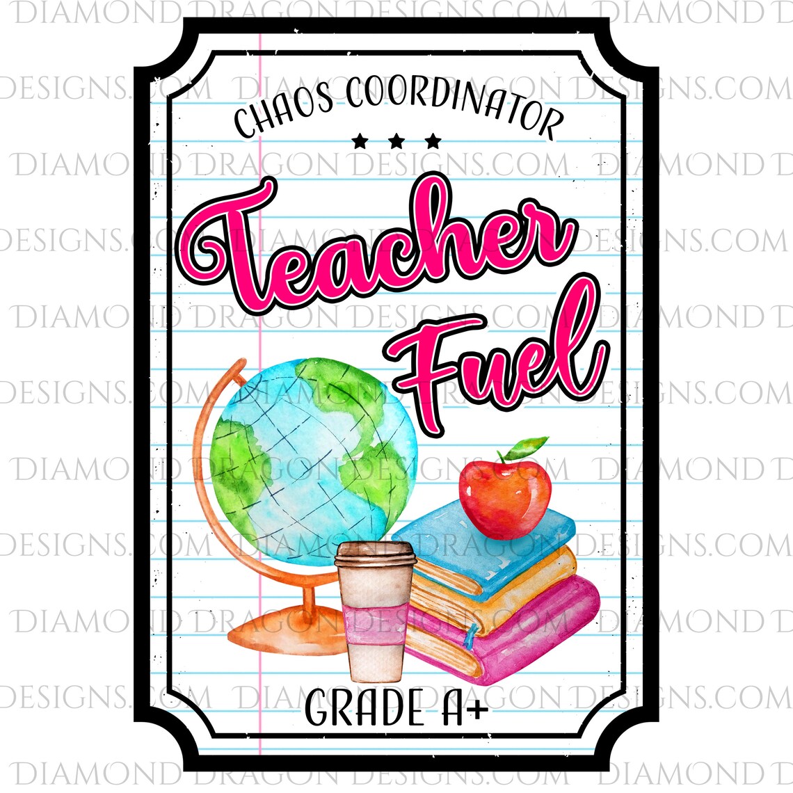 Drink Label Design Teacher Fuel Label Design Teacher Fuel - Etsy