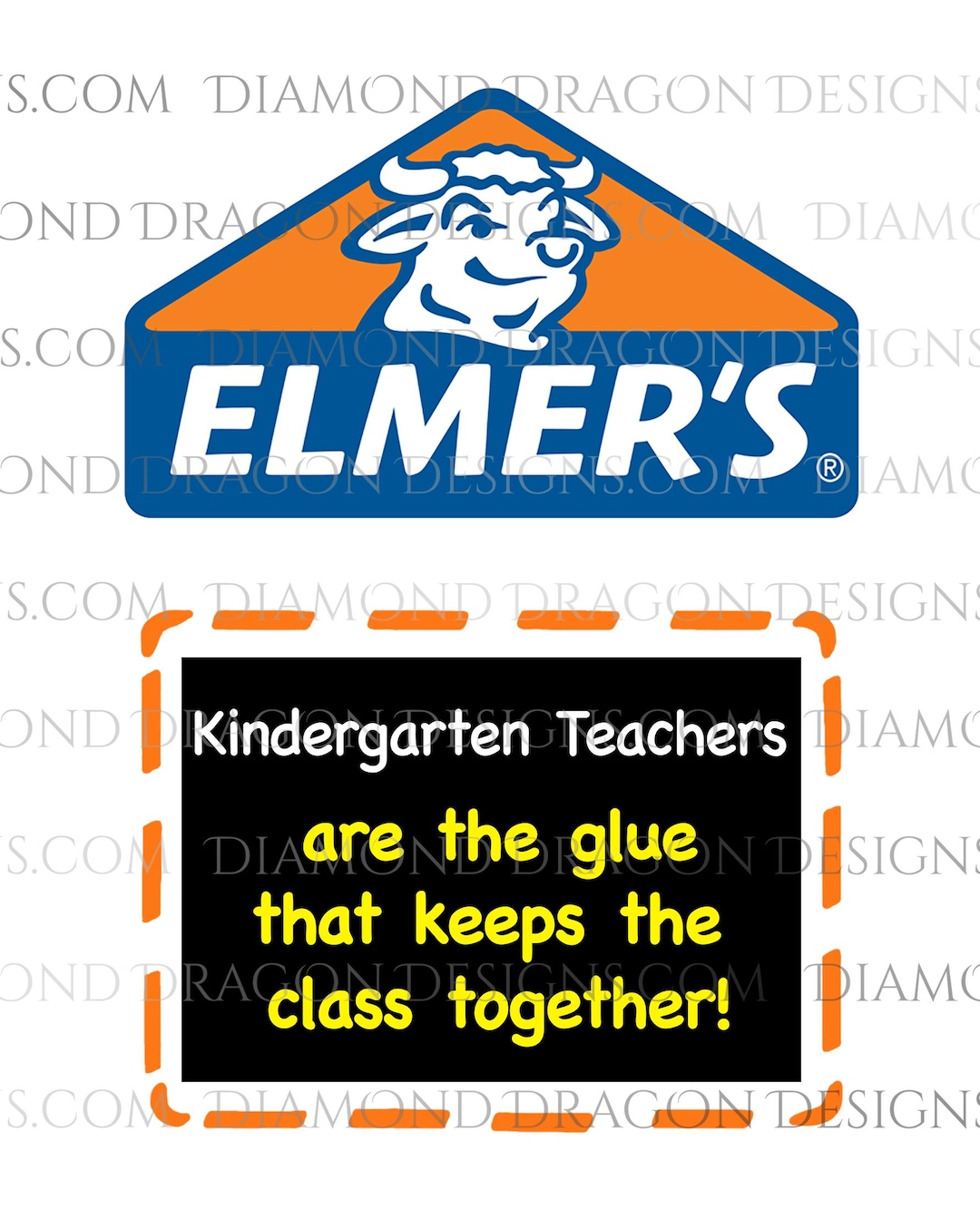 Glue Label Design, Kindergarten Teachers Are the Glue That Keeps the ...