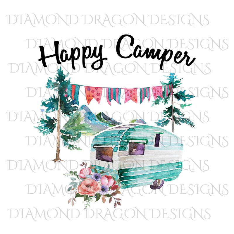 Camper Clipart - Etsy