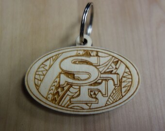 San Francisco 49ers Keychain | Etsy