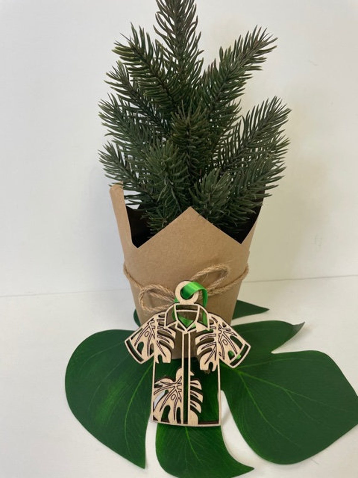 Wooden Hawaiian Aloha Shirt Laser Cut Out Wood Keepsake - Etsy