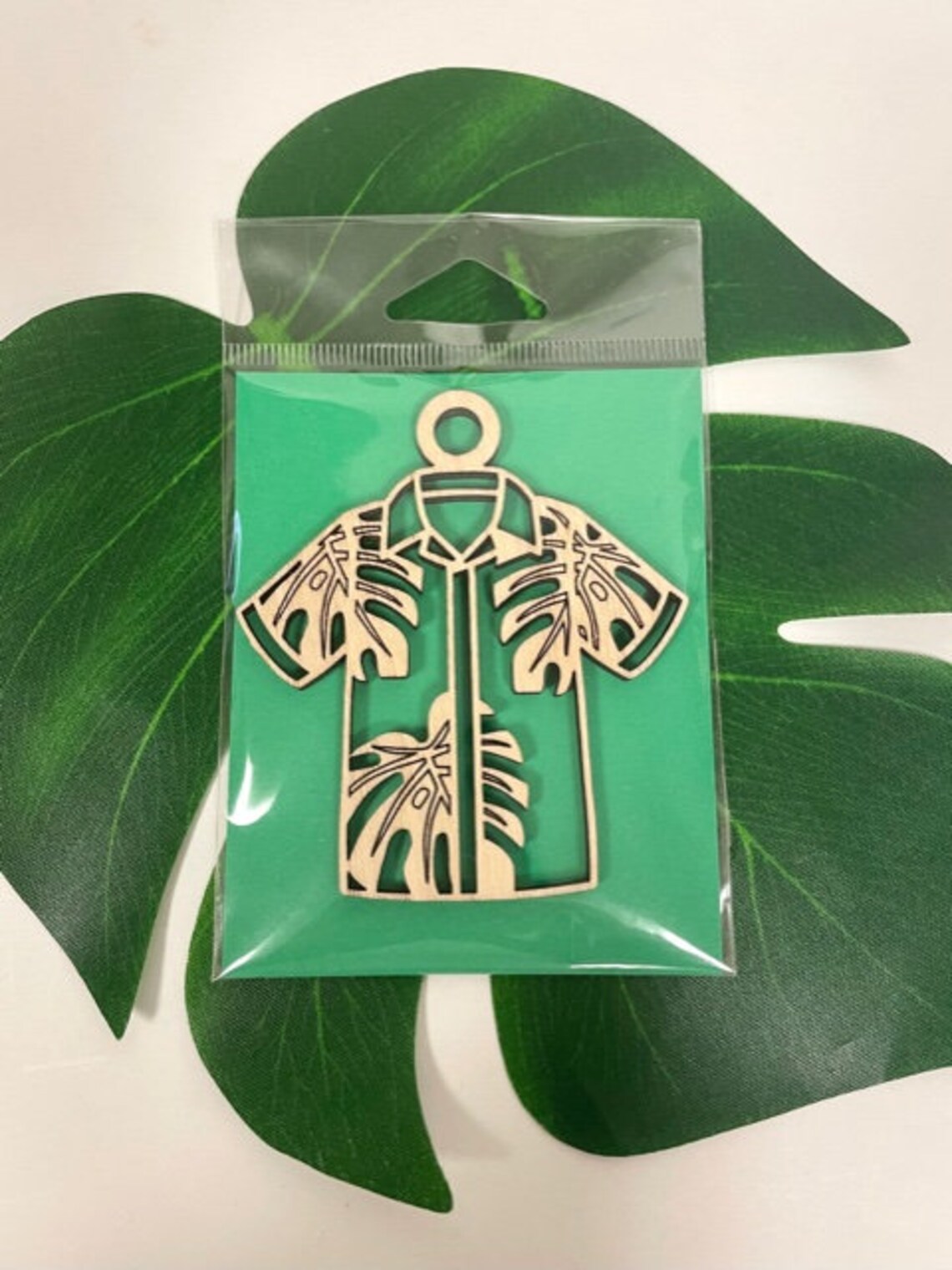 Wooden Hawaiian Aloha Shirt Laser Cut Out Wood Keepsake - Etsy