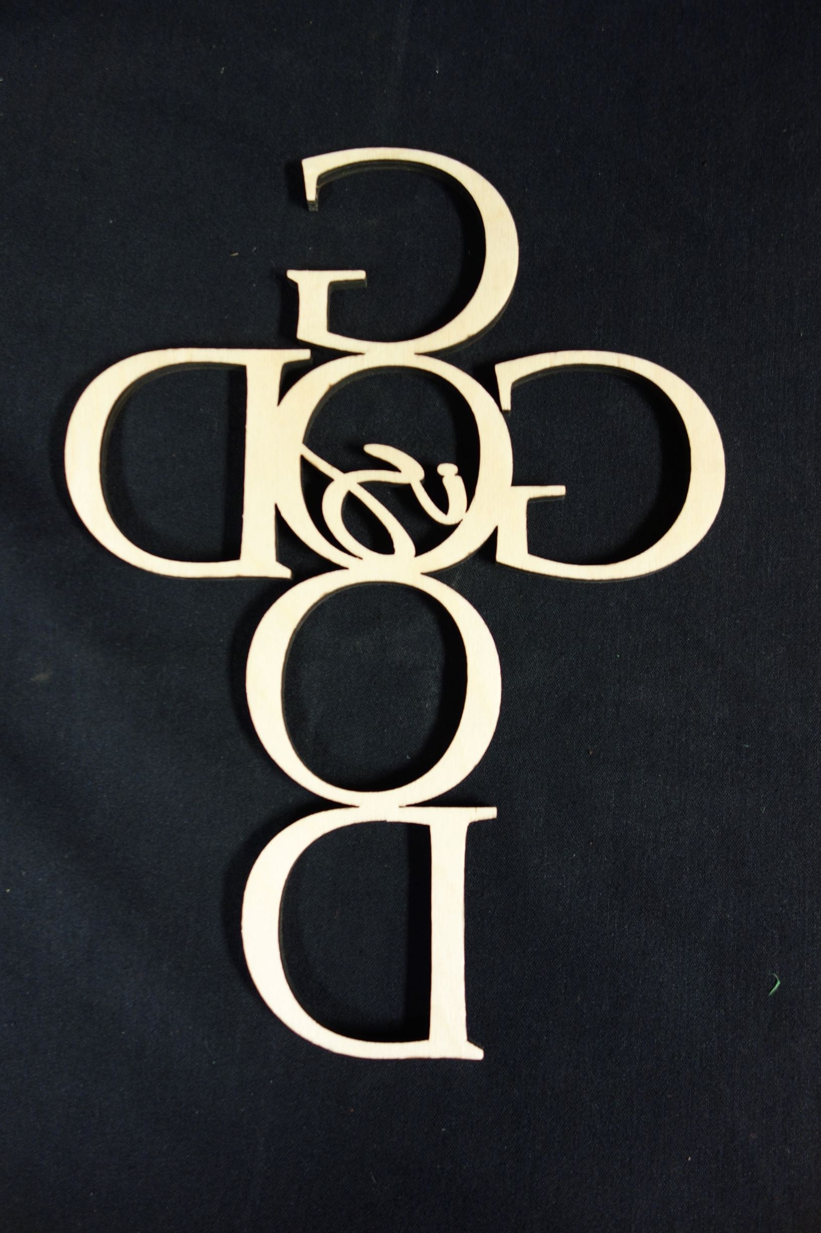 NEW ITEM: Laser Cut Wooden God is Good Cross Wood Sign Wood | Etsy