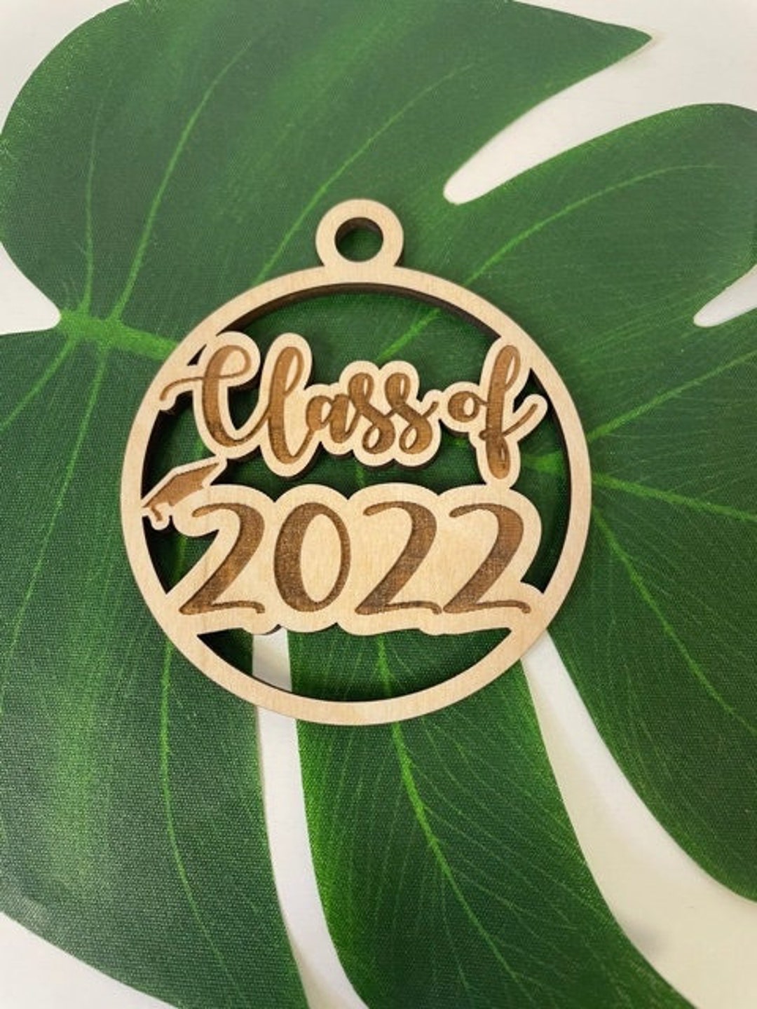 CLASS OF 2022 Graduation Keepsake Wood Laser Etched and Cut Ornament ...