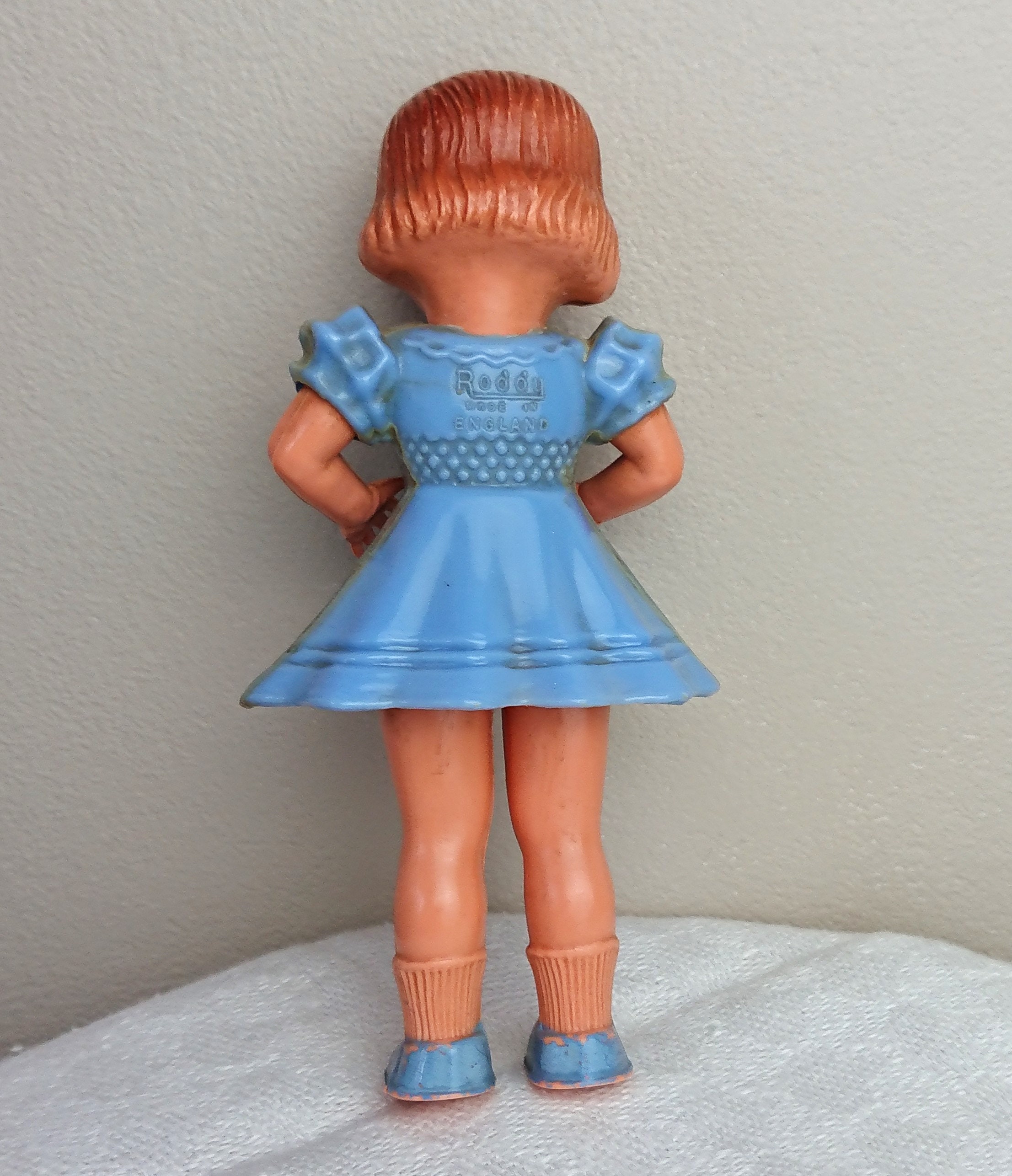 1950s Doll Celluloid Plastic Blue Dress Rare Collectible Roddy Doll ...
