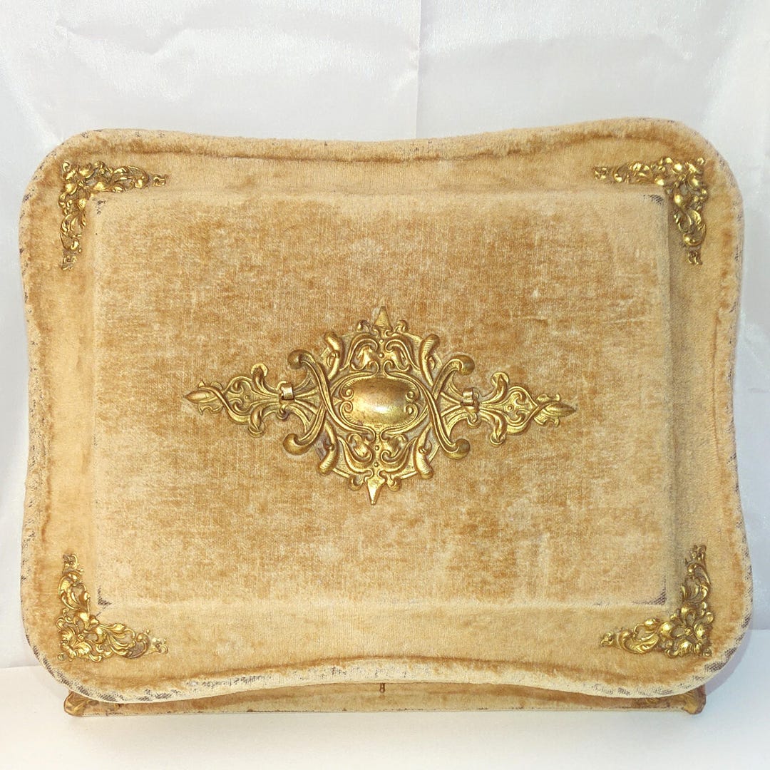 Antique French Jewelry Box Elegant Luxury Necessity Box Rare Collectibe ...