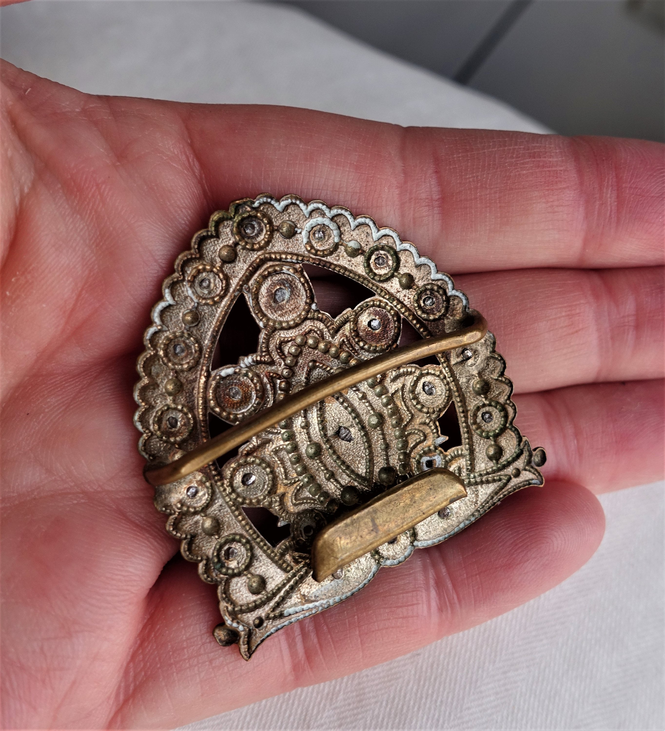 Antique Belt Buckle Victorian Period 1800s Gothic Style Beltbuckle Rare ...