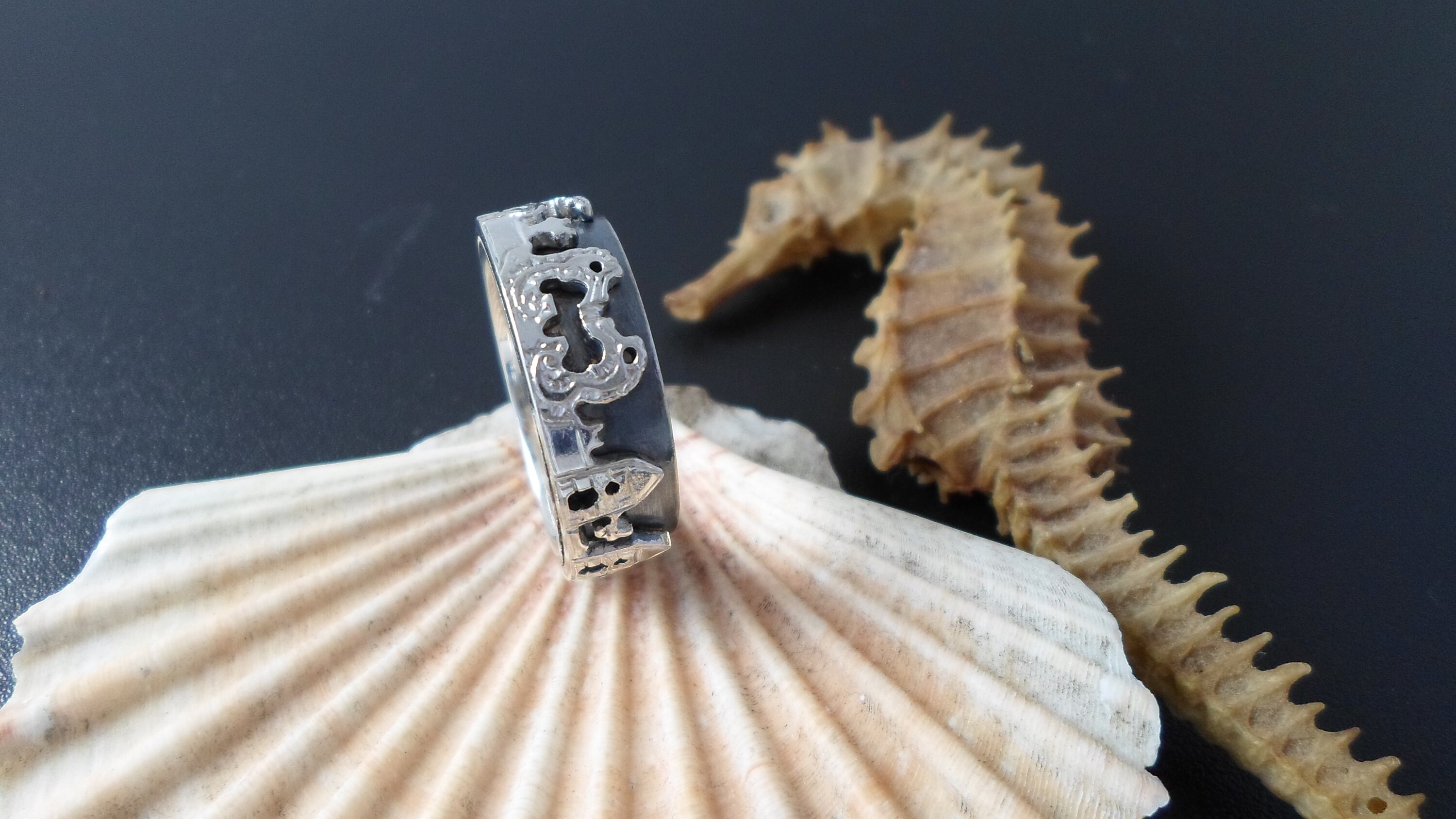 Greek Design Ring 925 the City of Rhodes, Impressive Handmade Ring ...