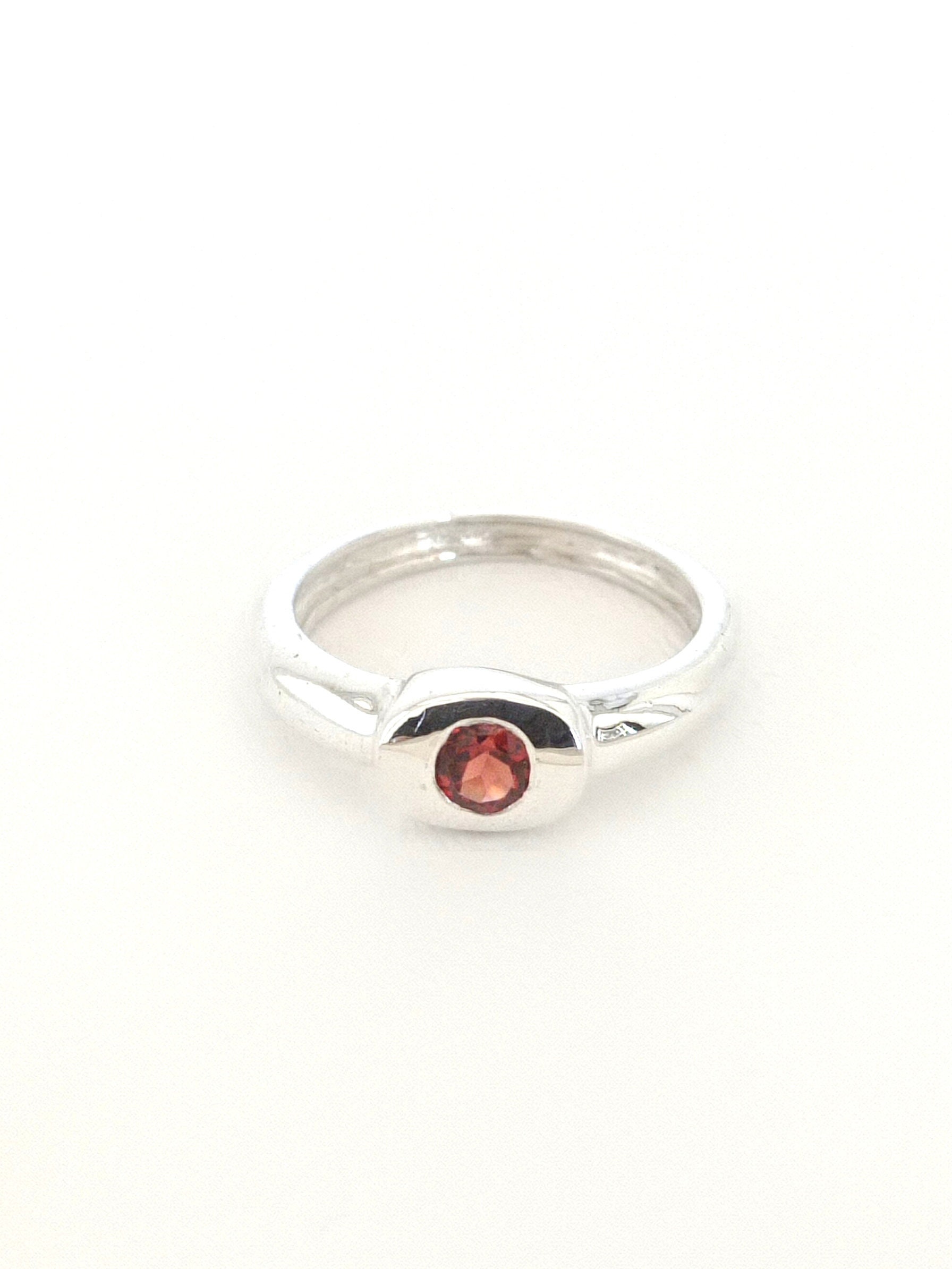 Garnet Eye Silver Ring,burgandy Color Garnet Eye Ring,oval Eye Silver ...