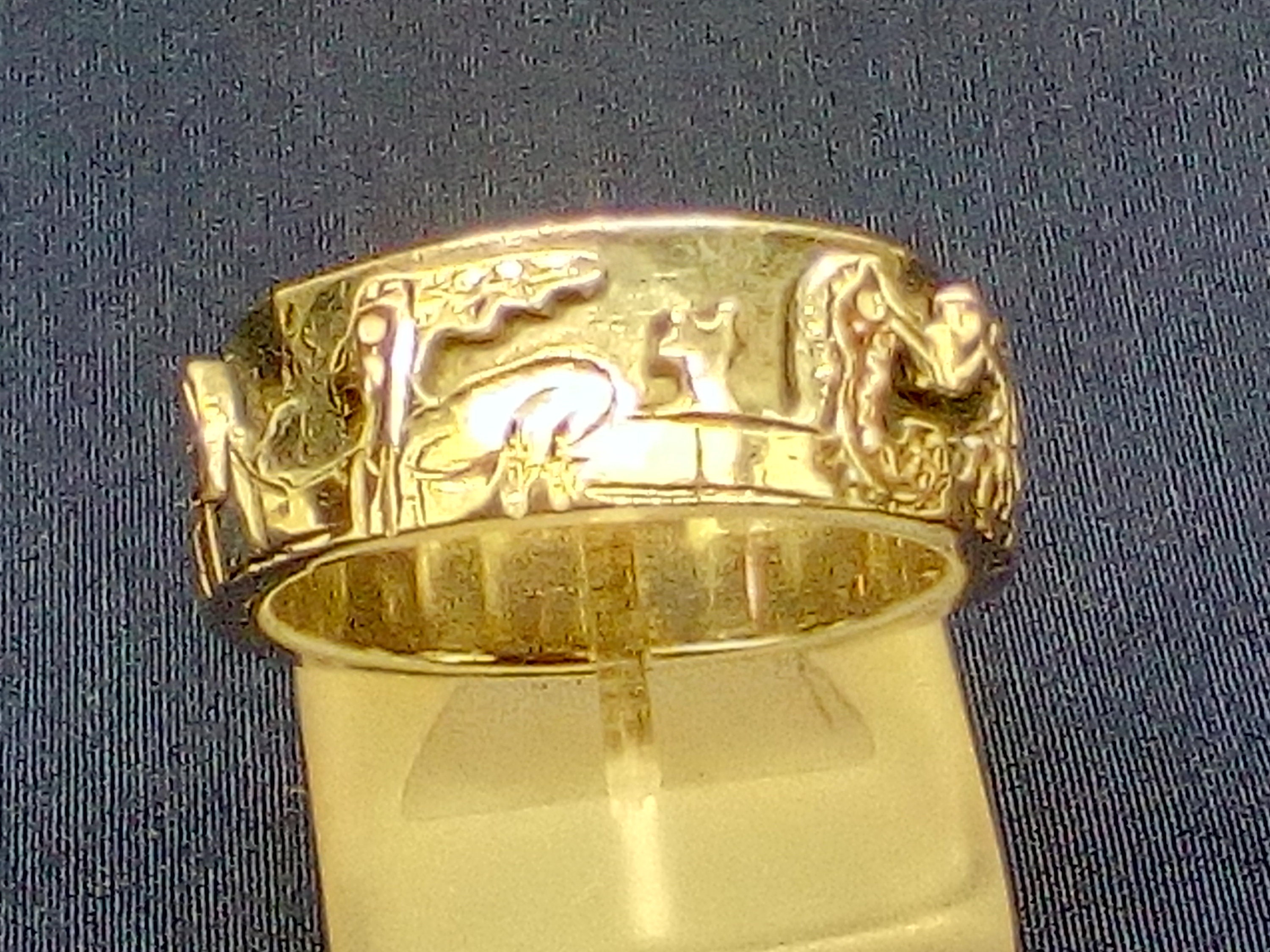 Greek Design Ring 925 the City of Rhodes, Impressive Handmade Ring ...