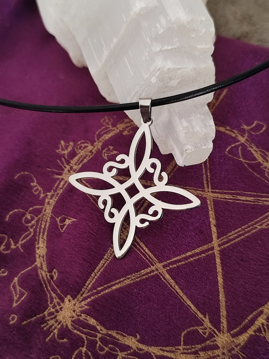 Witch's Knot Pendant, Magical Symbol, Spells, Witchcraft, Celtic Knot ...