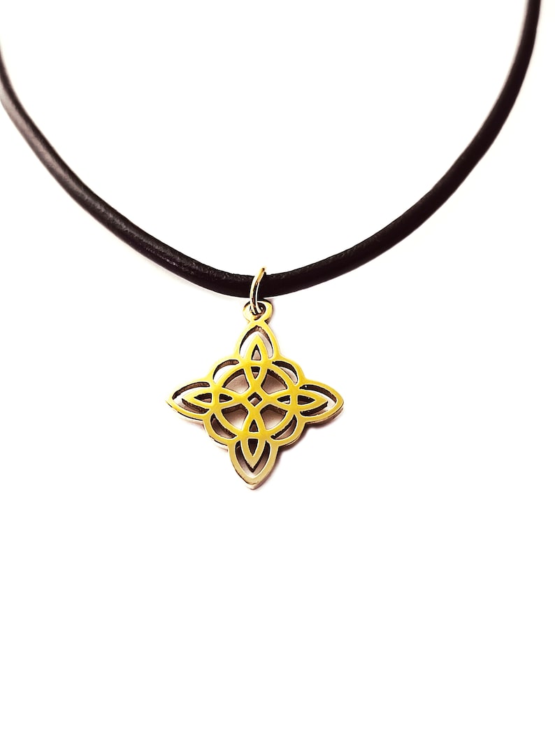 SIMBOLIKS Witch's Knot. Golden Stainless Steel Spells - Etsy