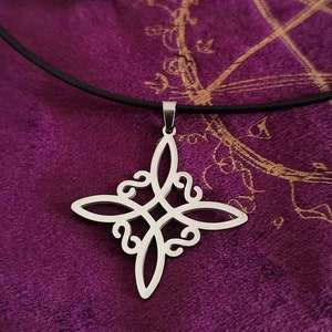 Witch's Knot Pendant, Magical Symbol, Spells, Witchcraft, Celtic Knot ...