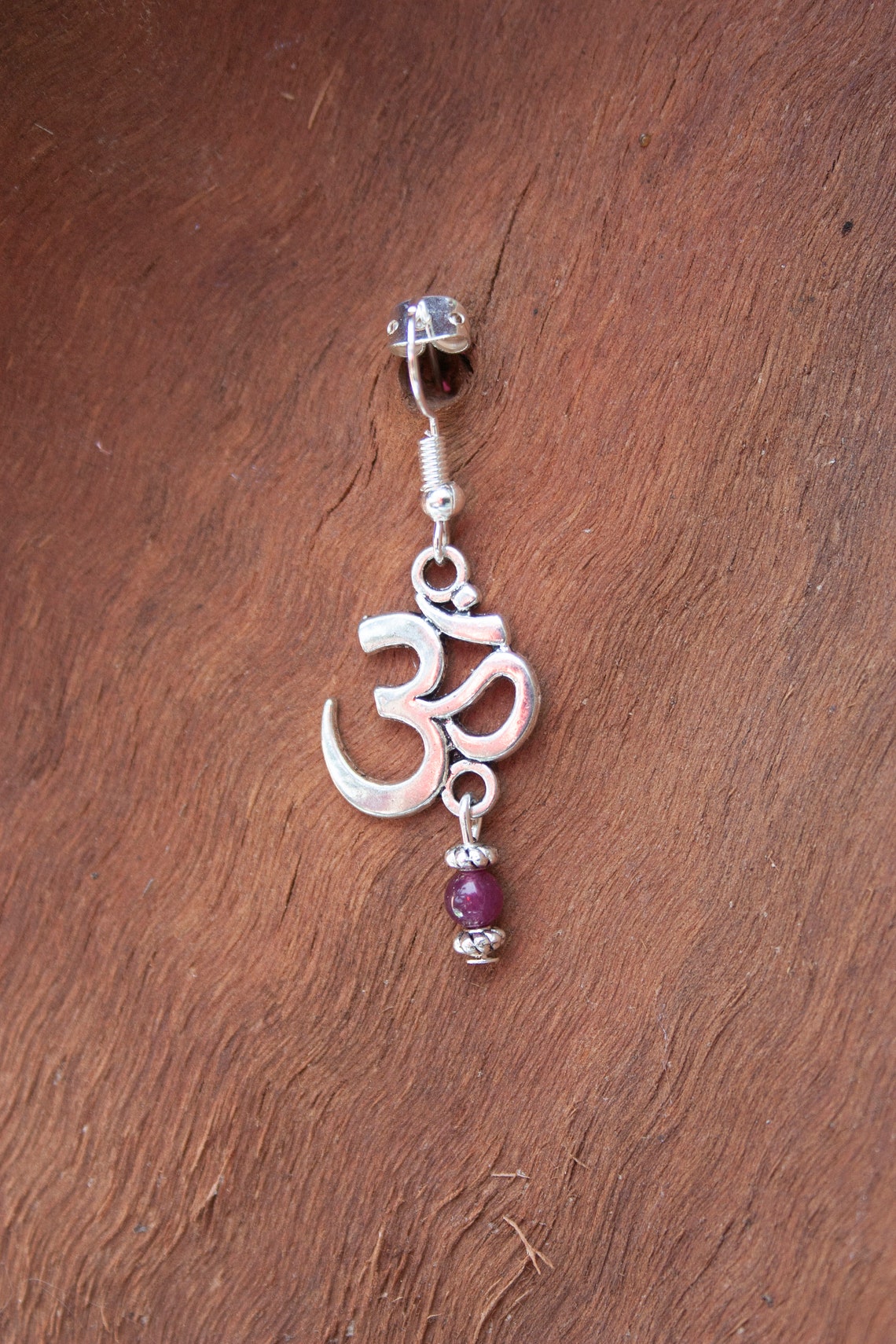 OM Symbol Earrings Spiritual Jewelry Yoga Protection - Etsy