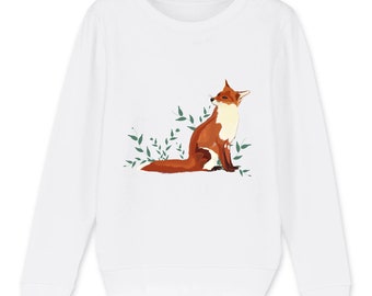 Red Fox Sweatshirt - Etsy