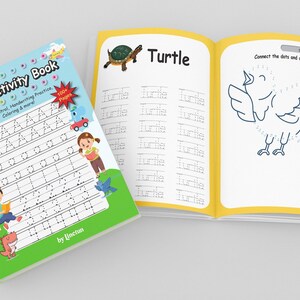 Kids Activity Book: Pencil Control, Handwriting Practice, Coloring ...