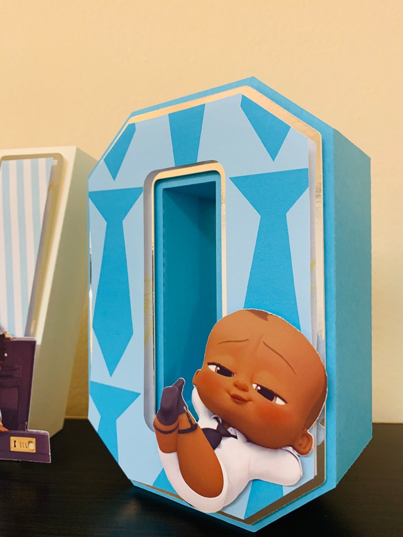 Boss Baby 3D Letters Boss Baby First Birthday Boss Baby - Etsy