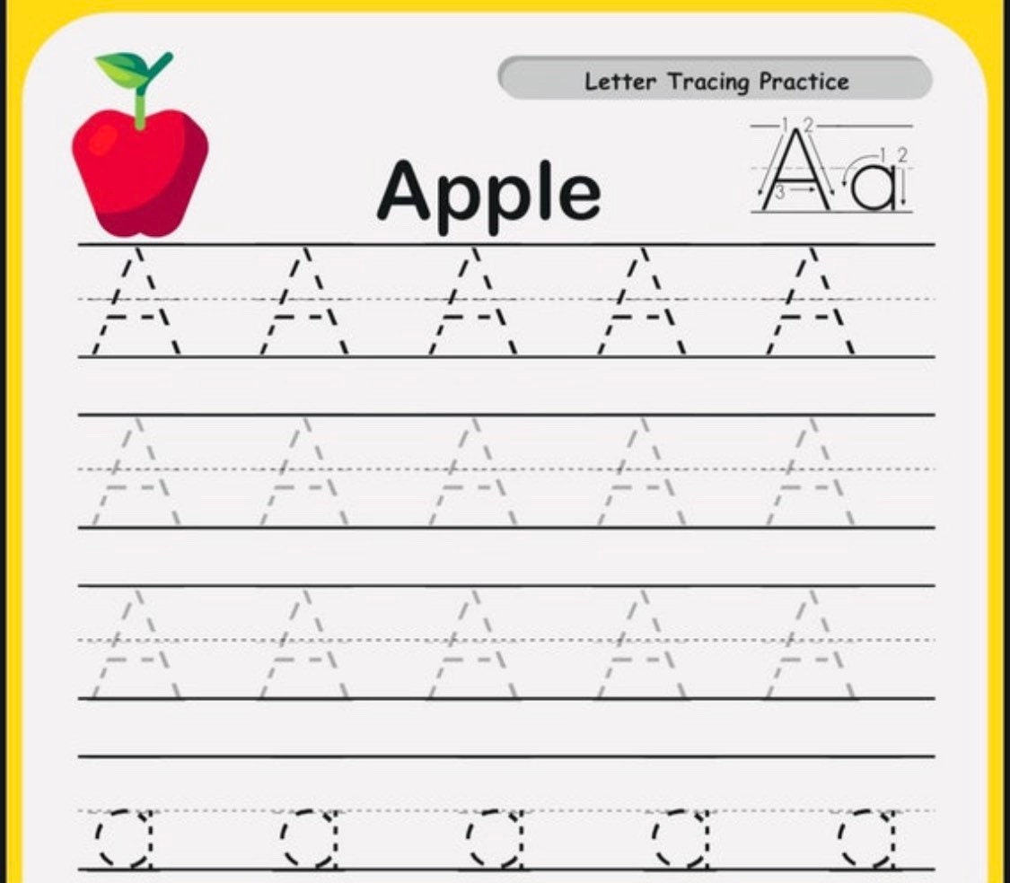 Kids Activity Book: Pencil Control Handwriting Practice - Etsy