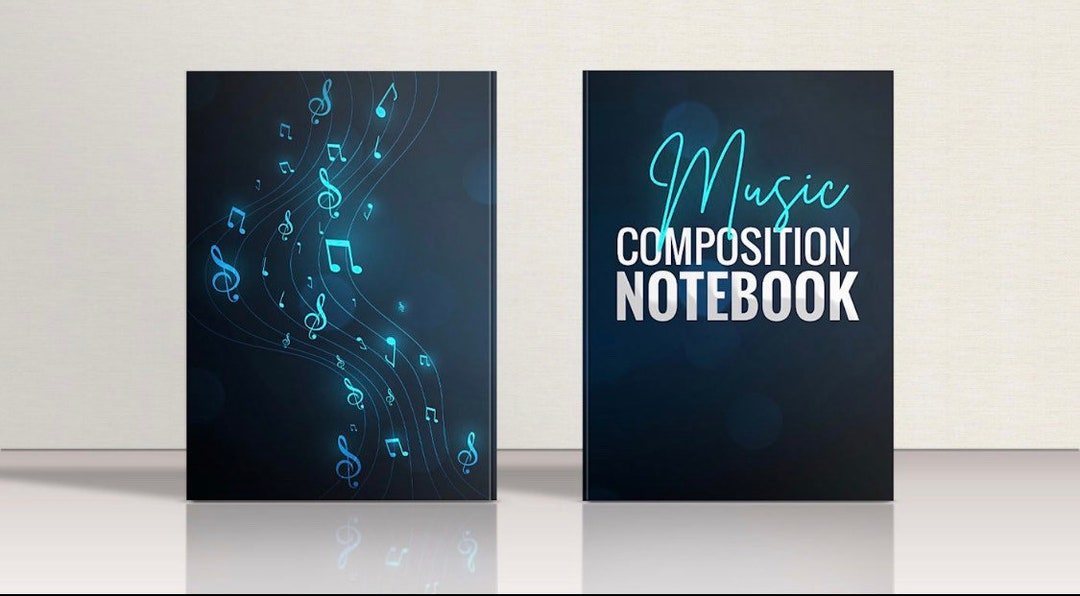 Music Composition Notebook, Blank Sheet Music Notebook, Blank Music ...